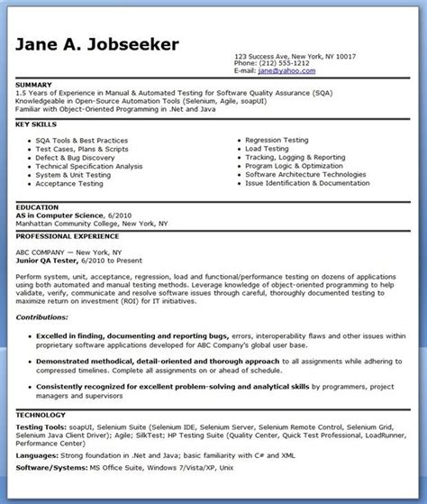 Sample Resume For 3 Years Experience In Selenium Testing