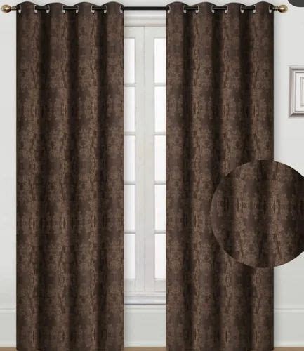 Brown Polyester Window Curtains 10 Ft At ₹ 1650piece In Faridabad