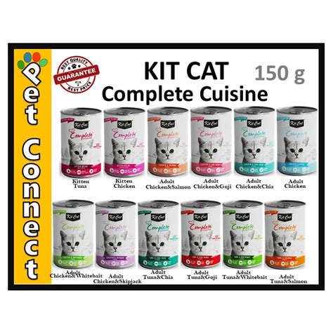 Kit Cat Complete Cuisine Cat Food 150g Canned Meal For Cats Grain Free