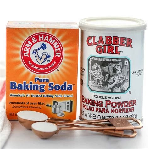 The Difference Between Baking Soda And Baking Powder