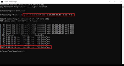 Use Iperf To Test The Throughput Inside An Oci Hub And Spoke Vcn Routing Architecture