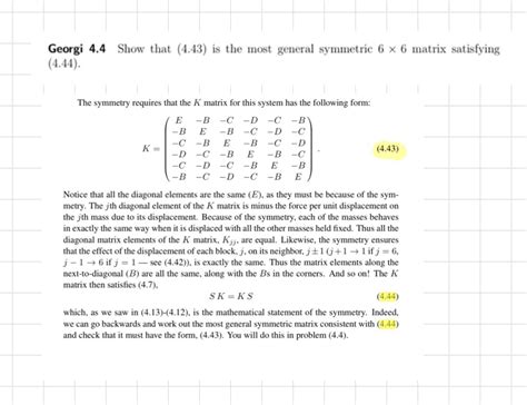 Solved Georgi 44 ﻿show That 443 ﻿is The Most General