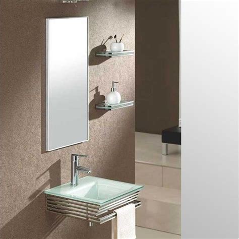 Ensemble Mobilier De Salle De Bain En Verre Borah Bathroom Vanity