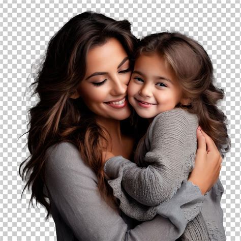 Un niño besando a su madre Archivo PSD Premium