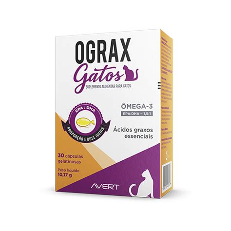 Ograx para Gatos 30 Cápsulas Avert Terra Zoo