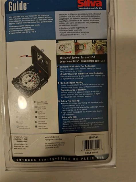 Silva Guide Compass Model 426 Outdoor Series New Sighting Mirror