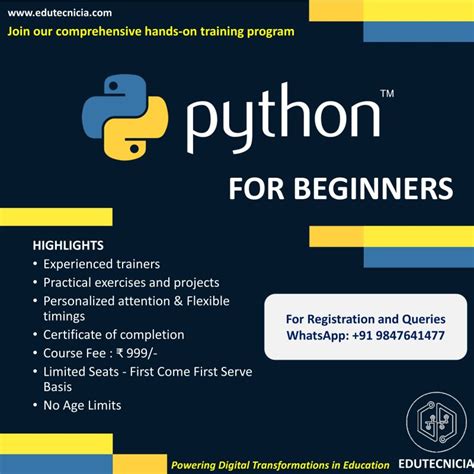 Edutecnicia On Linkedin Python Python For Beginners Highlights