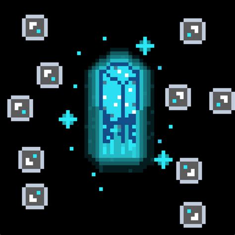 Squid Minecraft Pixel Art