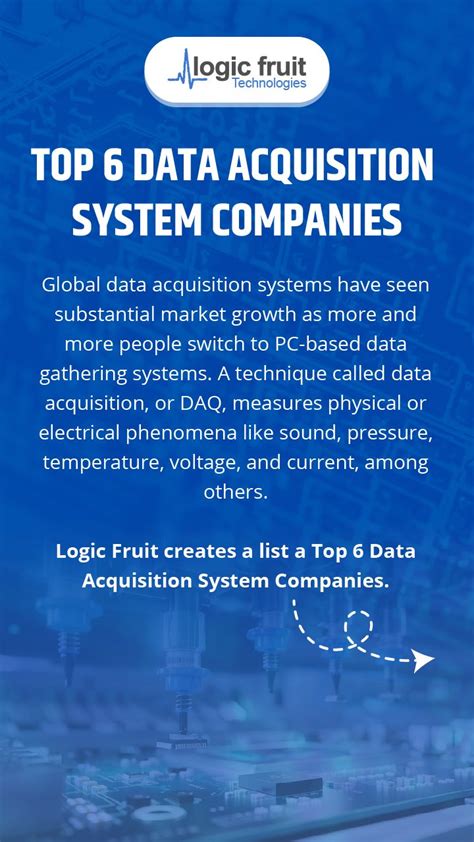 Top 6 Data Acquisition System Companies Logic Fruit Technologies