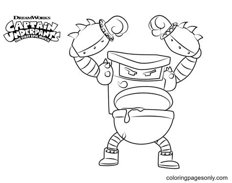 50 Captain Underpants Coloring Pages Free Printable Pdf And Online