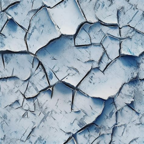 Premium Ai Image Close Up Of Ice On The Ground