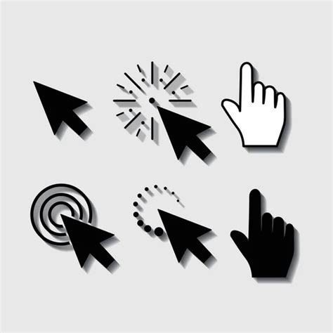 Imagens Vetoriais Cursor Moderno Depositphotos