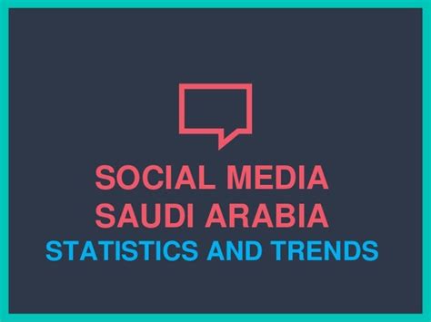 Social Media Saudi Arabia Statistics And Trends