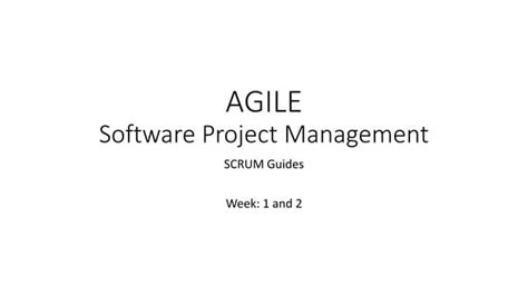 Agile Spm Week 1 Pptx