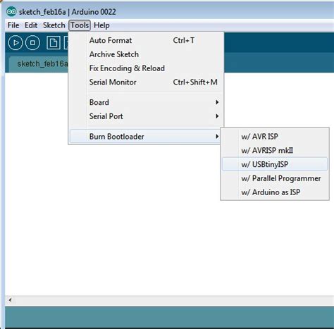 How To Use The Arduino Ide With An External Programmer Lincomatics Diy Blog