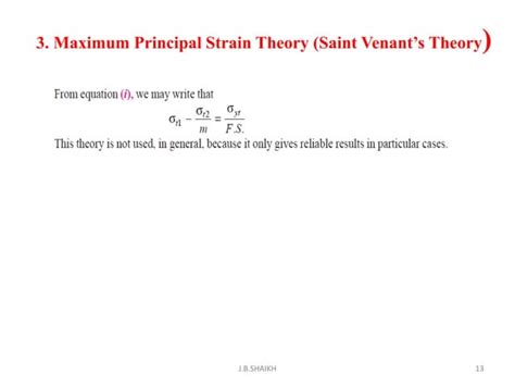 Theories Of Failures STATIC LOADING PPTX