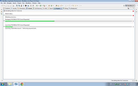 Eclipse Blackberry Plugin Hangs Triggered By Deleting Resources During Build Stack Overflow