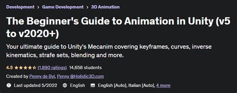 Unity 动画初学者指南（v5 到 V2020） The Beginners Guide To Animation In Unity
