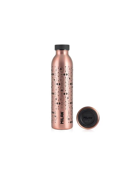 Botella isotérmica de acero inoxidable 0 59 l serie Copper negro