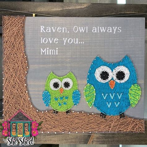 Owl String Art Owl String Art String Art Art Workshop