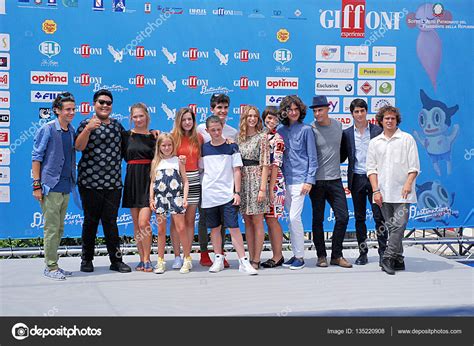 Cast Tv Series Braccialetti Rossi At Giffoni Film Festival Festival Stock Editorial