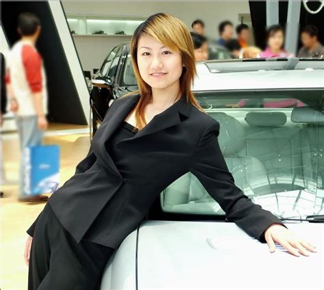 Cute Asian Girl On Car Show Collection Pictures Asean Hot Stars 2013