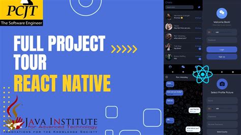 React Native Chat App Full Project Tour Java Institute Youtube
