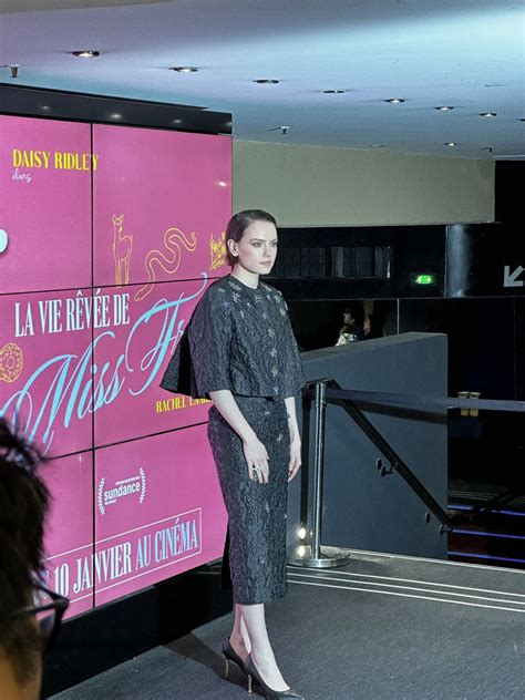 Diasy Ridley At Sometimes I Think About Dying Screening In Paris 0108