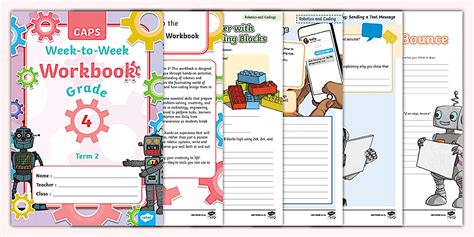 Robotics And Coding Grade 4 Caps Workbook Term 2 Twinkl
