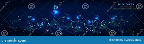 多边形网格分析数据的抽象分析背景 大数据 分析算法数据 量子密码 向量例证 插画 包括有 详细资料 重婚 221314287