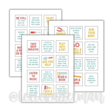 Coping Skills Toolbox Coping Skills Cards Emotional Regulation Mental Health Toolbox Digital