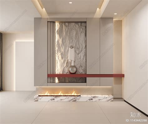 现代玄关3d模型下载【id1143442398】知末3d模型网
