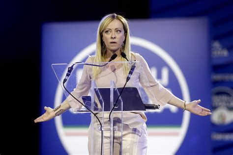 Giorgia E Le Altre La Prima Donna E Mamma Premier Ho Portato Mia