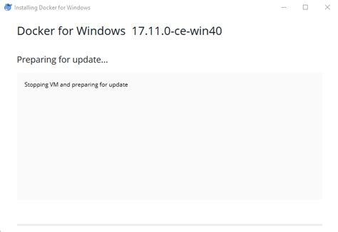 Upgrade Gets Stuck In Stopping Vm And Preparing For Update State · Issue 1431 · Dockerfor