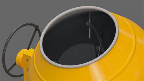Electric Portable Cement Mixing Machine 3d Model 29 3ds Blend C4d Fbx Max Ma Lxo Obj