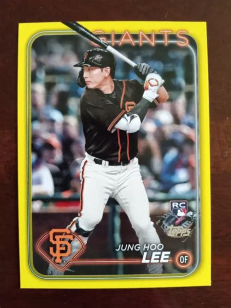 Jung Hoo Lee 2024 Topps Series 2 Giallo Parallelo Rookie Rc 691 Eur 6