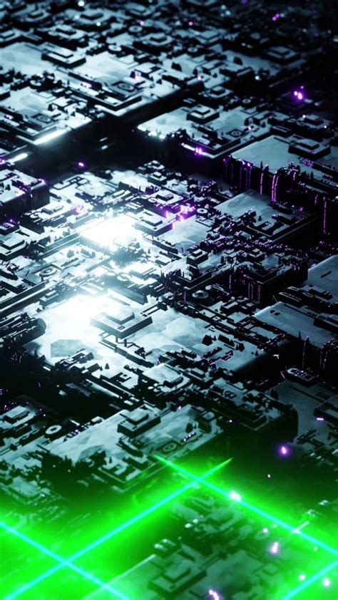 4K Vertical Animation Electronic Circui Stock Video Pond5
