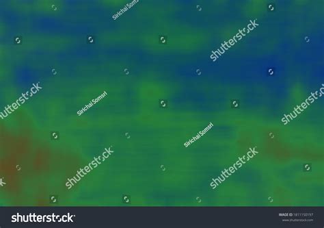 Green Blue Color Solarize Technic Stock Illustration 1811150197