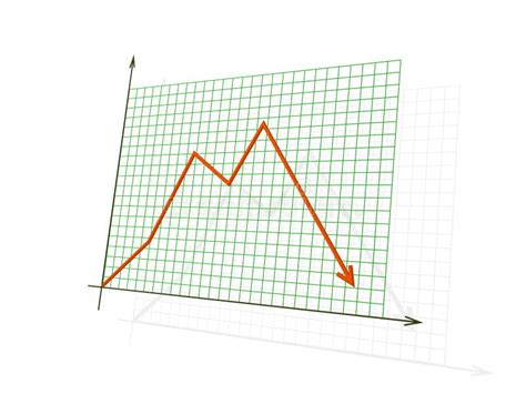 Reducción del gráfico stock de ilustración Ilustración de gráfico
