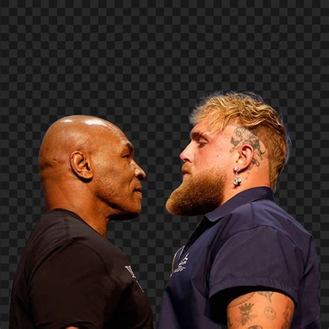 Mike Tyson Vs Jake Paul Upcoming Boxing Fight Citypng