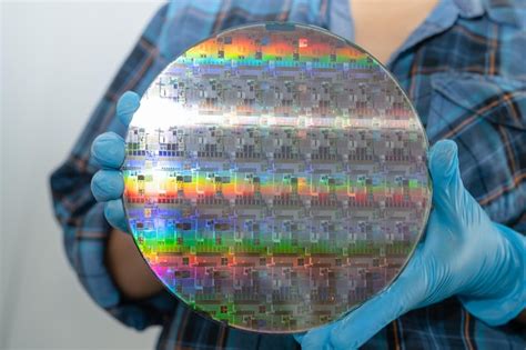 Plaquette De Silicium Pour La Fabrication De Semi Conducteur De Circuit