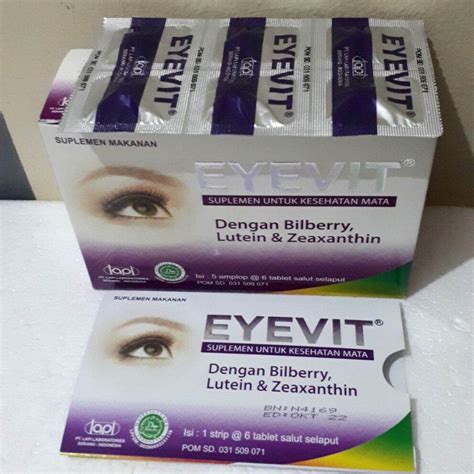 Box 30 Tablet EYEVIT Vitamin Mata Lazada Indonesia