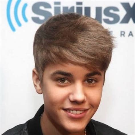 Justin Bieber Comb Over