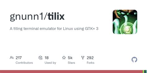 Github Gnunn1 Tilix A Tiling Terminal Emulator For Linux Using Gtk 3