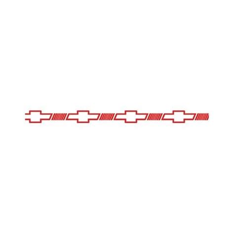Prostripe R65161 Pinstripe Chevy Bowtie Red Vinyl 12 Width 36 Ft