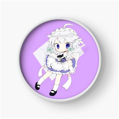 Sakuya Izayoi 十六夜 咲夜 Touhou Niji Sousaku Doujin Anime Clock By