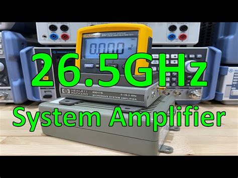 Agilent Microwave Amplifier