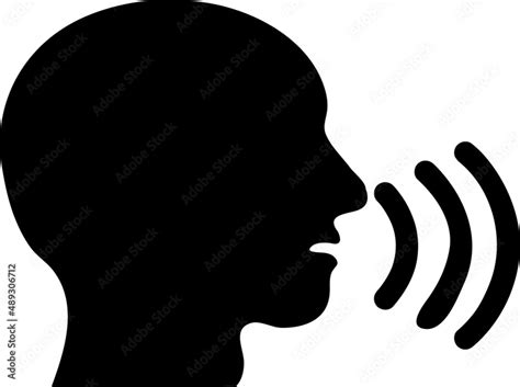 Speak Icon Talk Or Talking Person Sign Speech Icon For Interview