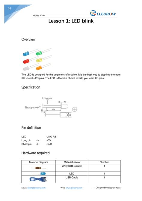 Arduino Starter Kit For Arduino Manual De Usuario PDF