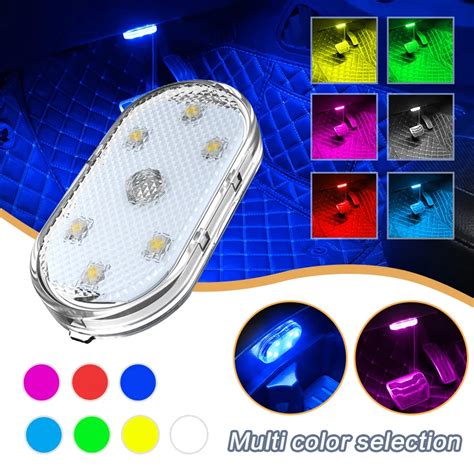 Led 터치 라이트 핸드 차량용 지붕 천장 램프 실내 조명 야간 독서등 인테리어 티몬